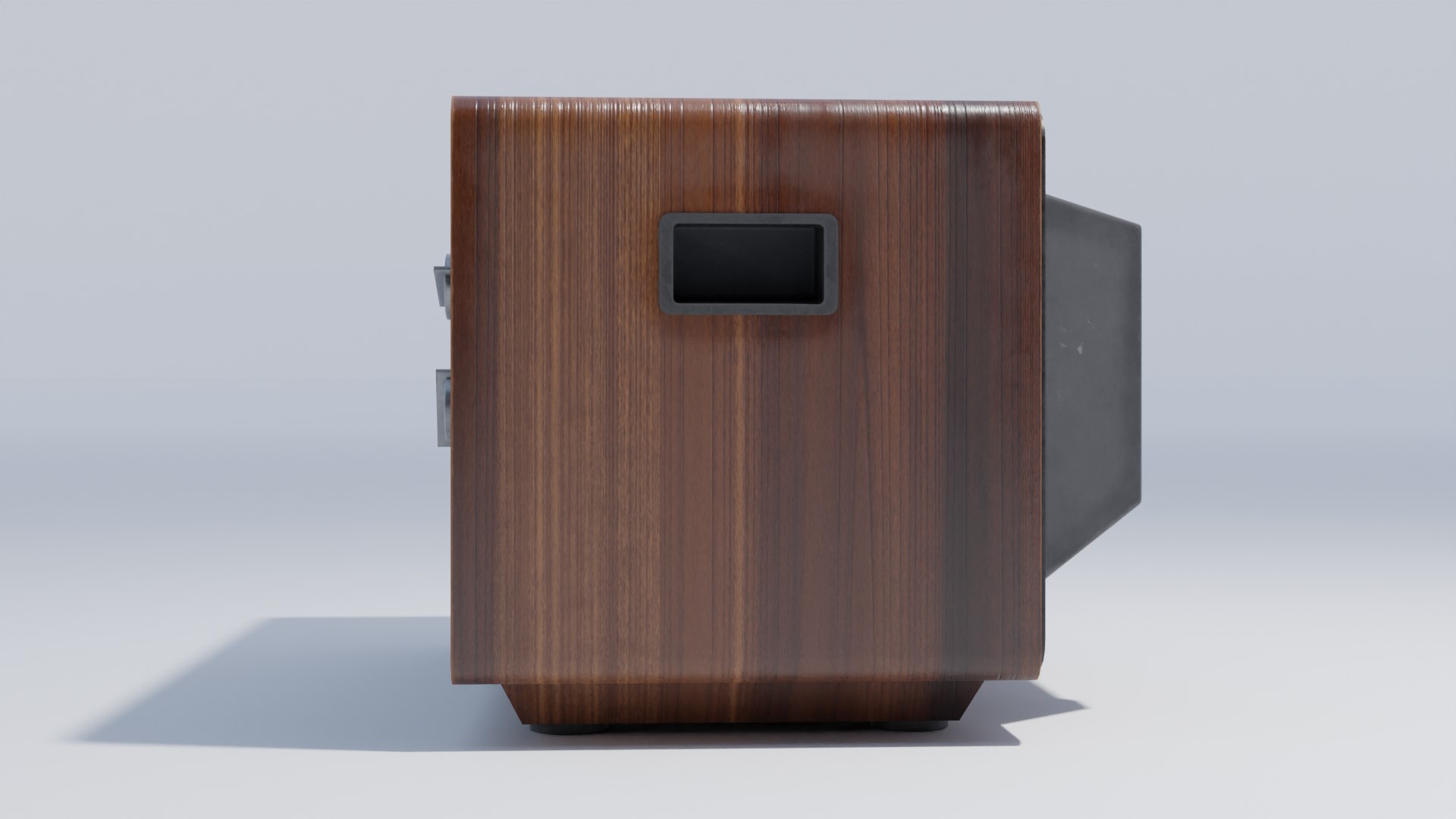 3D Retro Wooden TV Unit 4K Model - TurboSquid 1955405