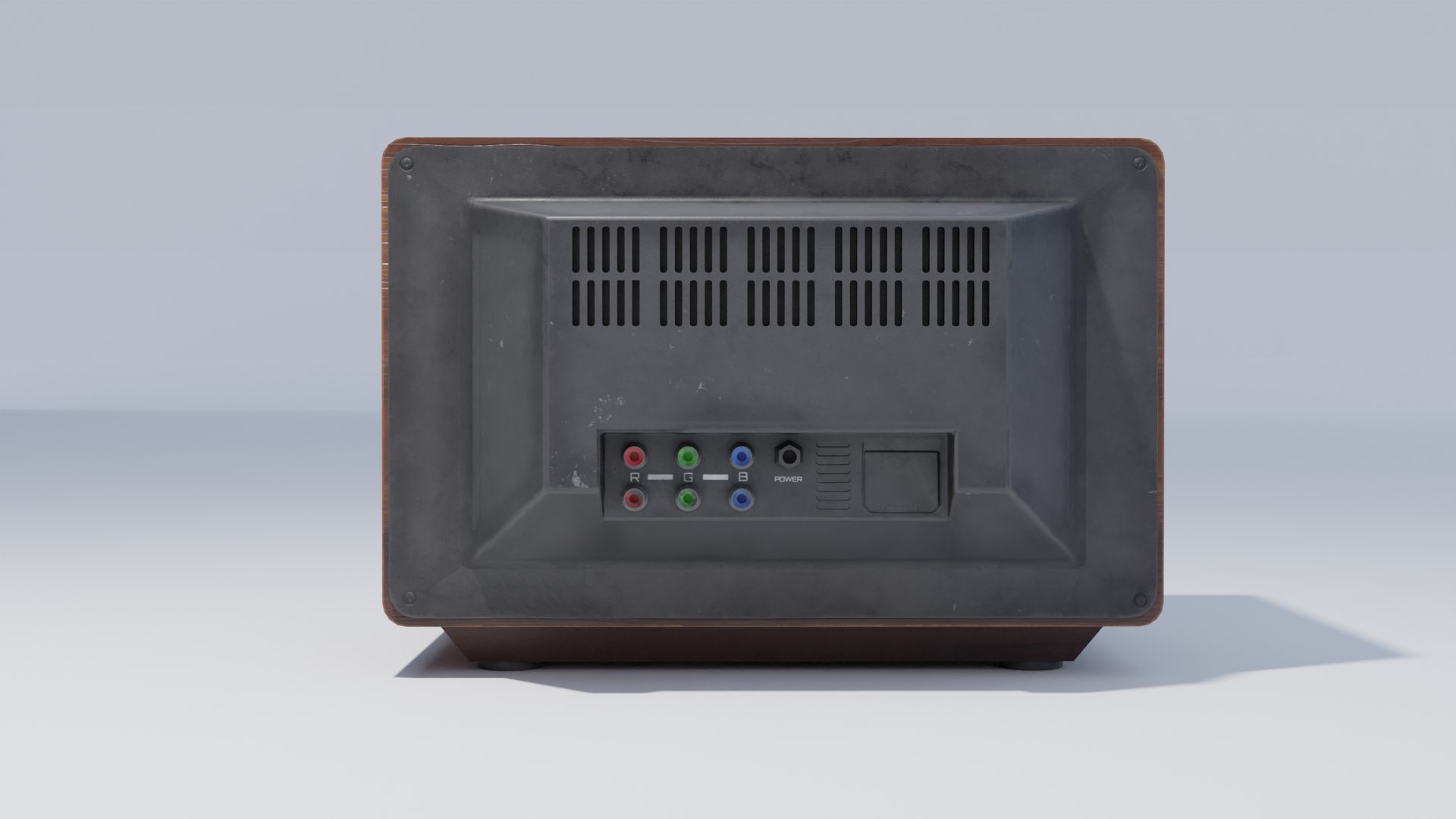 3D Retro Wooden TV Unit 4K Model - TurboSquid 1955405