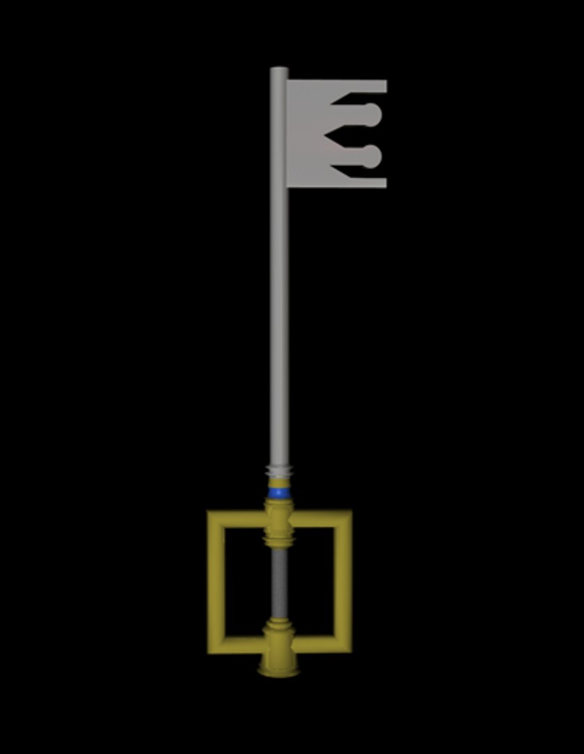 3d Model Keyblade Kingdom Hearts
