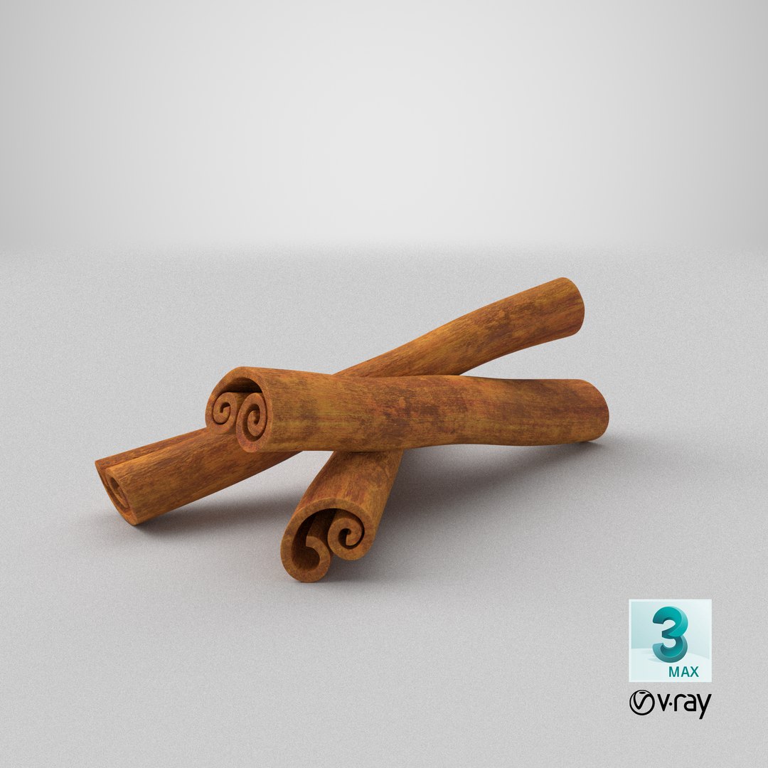3D Realistic Cinnamon Sticks - TurboSquid 1632161