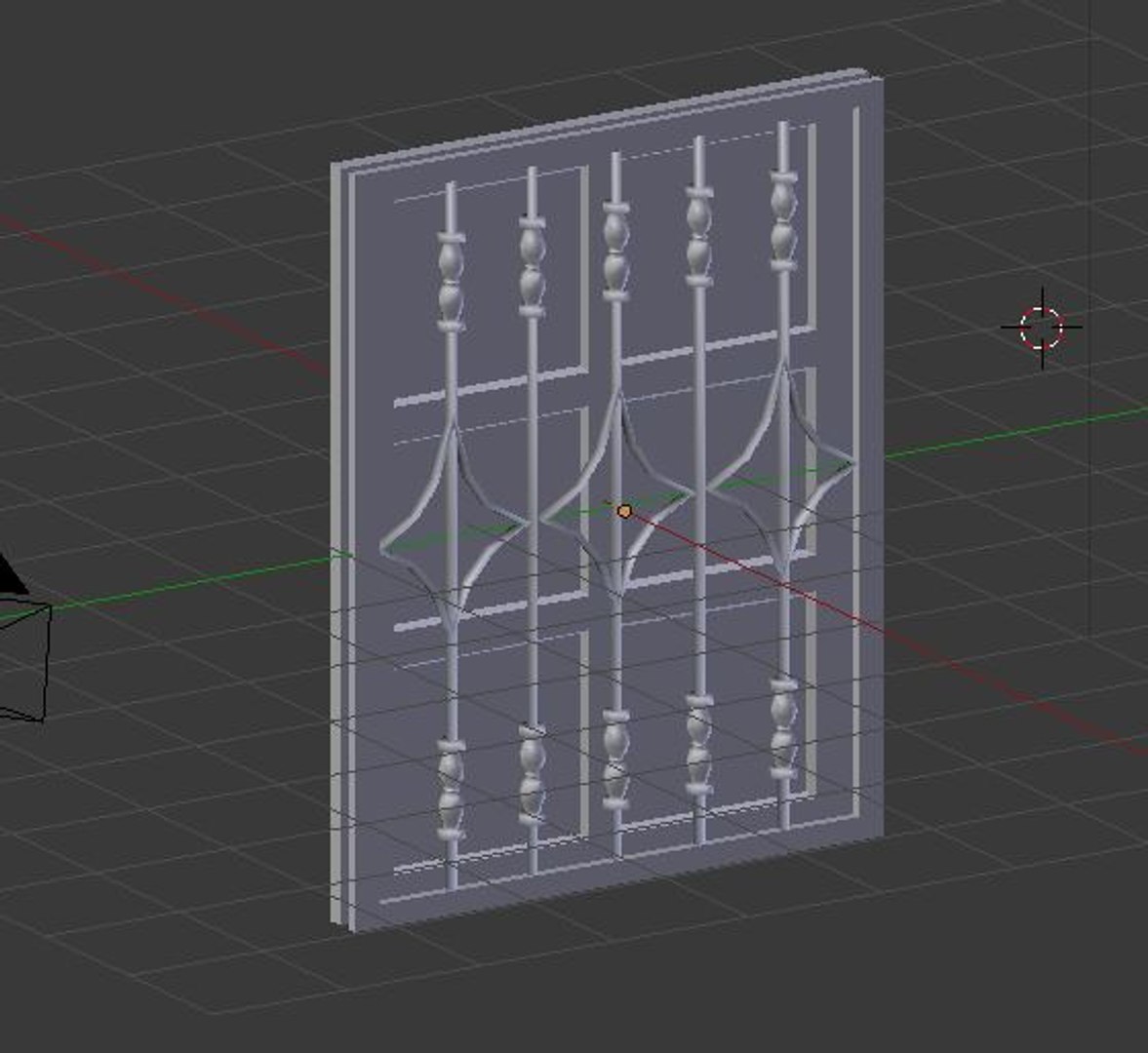 3D Curved Steel Wooden Window Model - TurboSquid 1361204