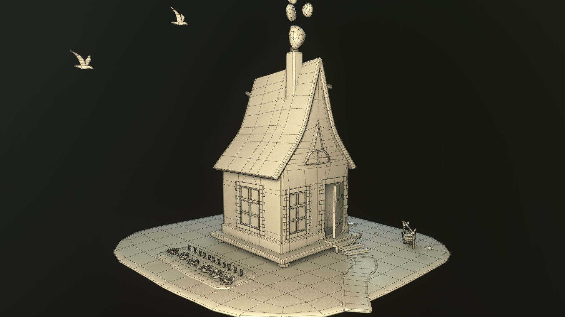 Fairy House 3D - TurboSquid 1922439