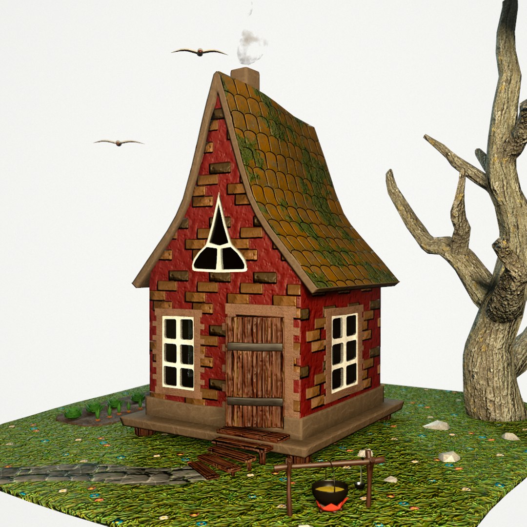 Fairy House 3D - TurboSquid 1922439