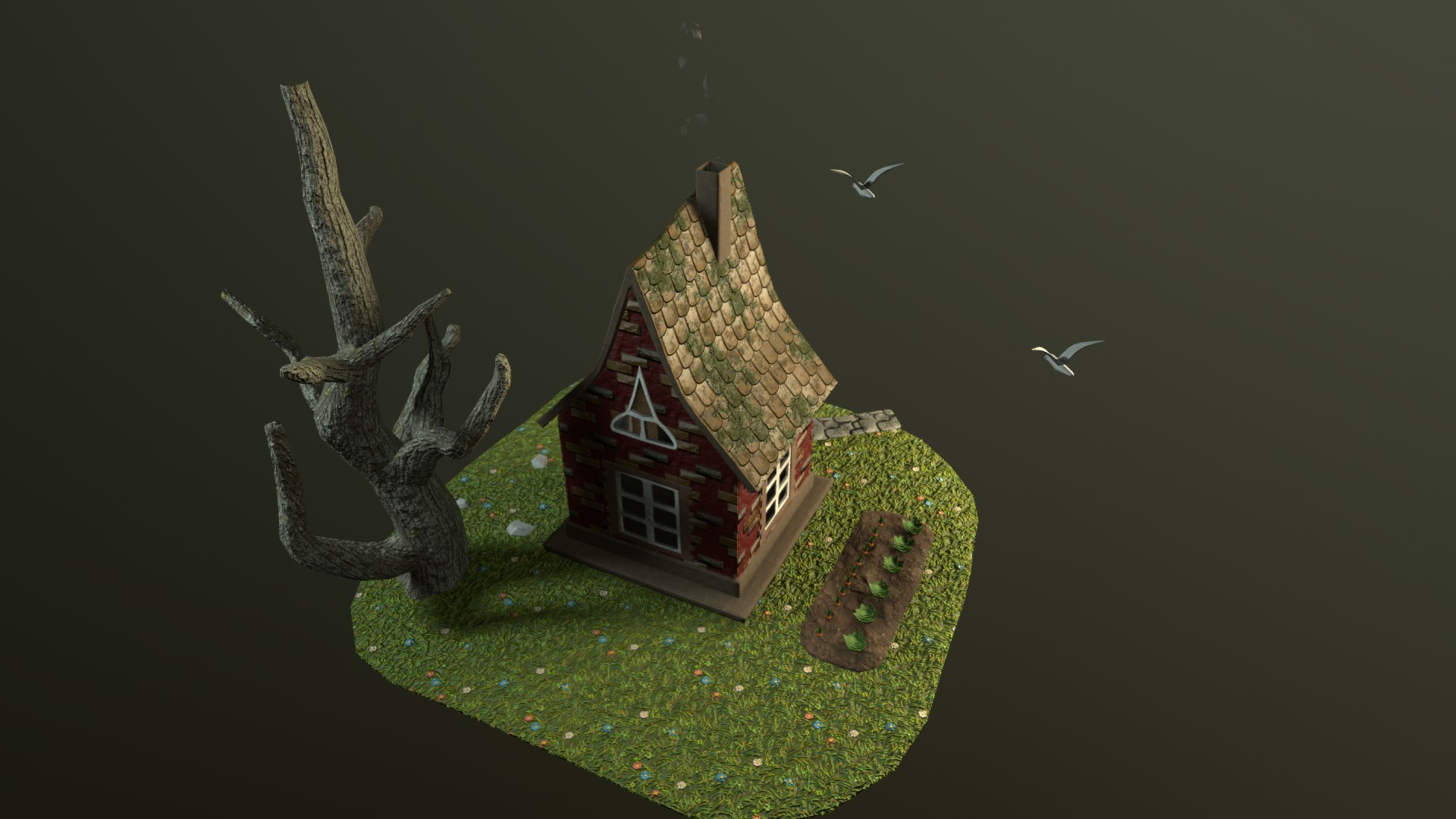 Fairy House 3D - TurboSquid 1922439