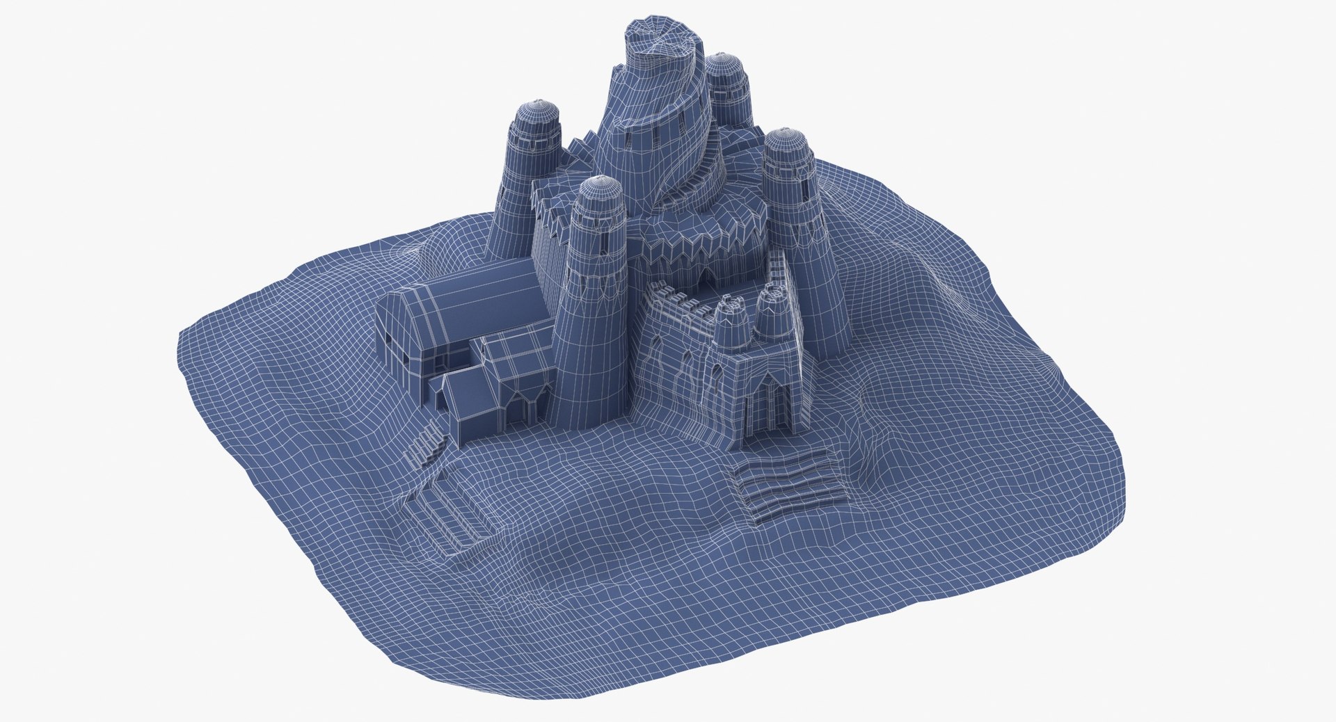 Sand Castle 02 3D Model - TurboSquid 1615803