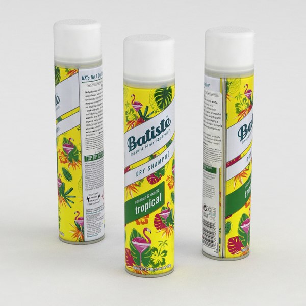 modelo 3d Champú Batiste Tropical Dry 200ml 2020 - TurboSquid 1617302