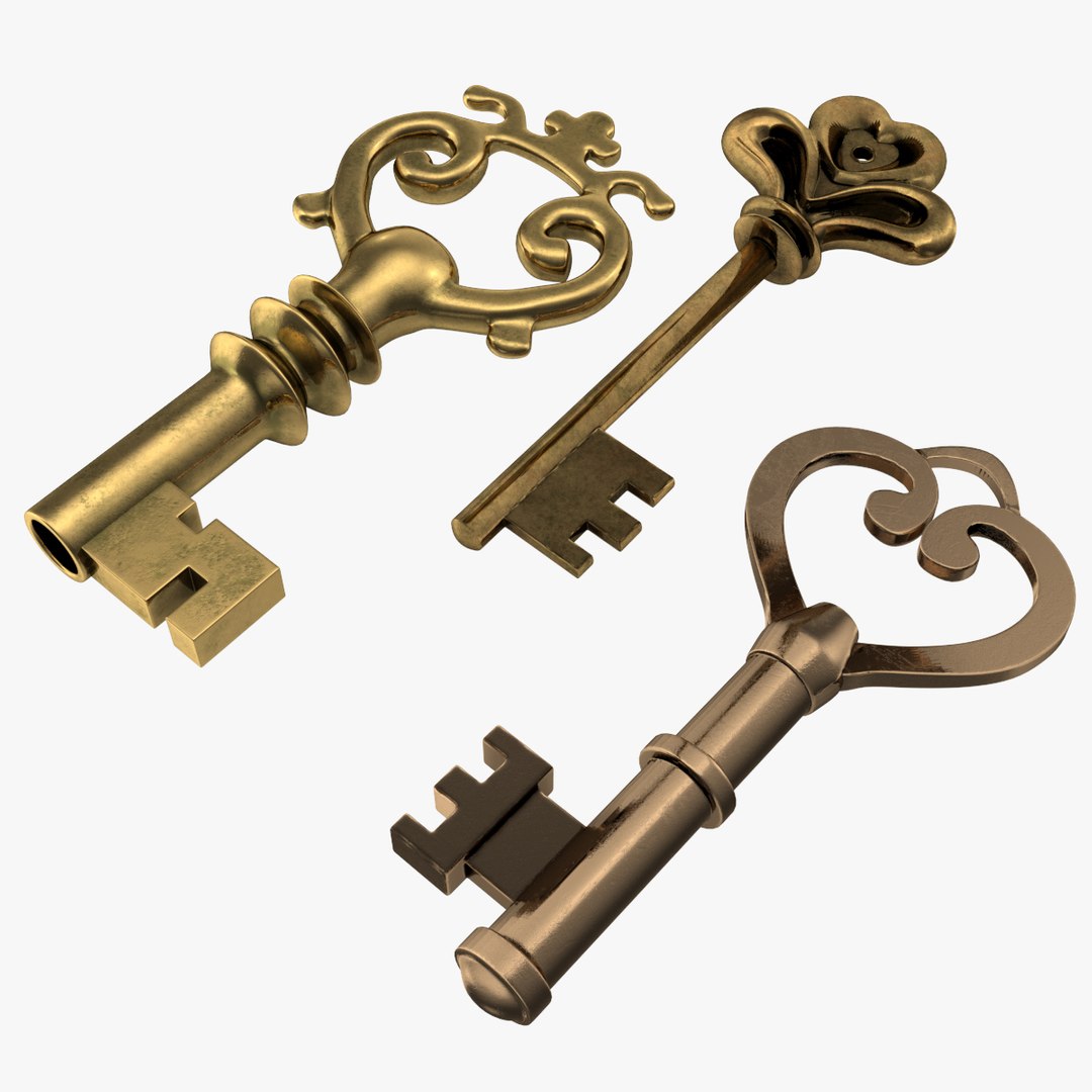3D Old Keys Collection - TurboSquid 2246753