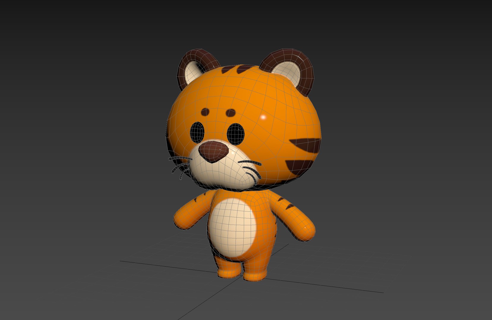 3D Character128 Rigged Tiger Model - TurboSquid 1760099