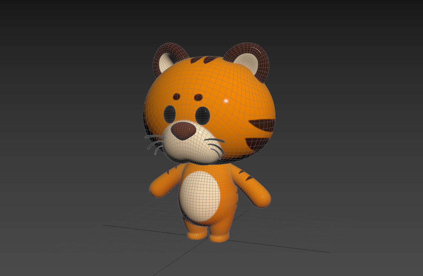 3D Character128 Rigged Tiger Model - TurboSquid 1760099