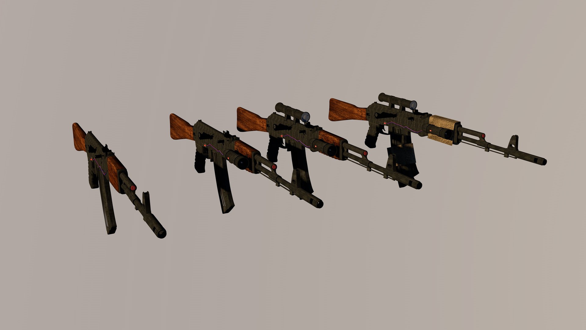 Ak47 3D Model - TurboSquid 1112833