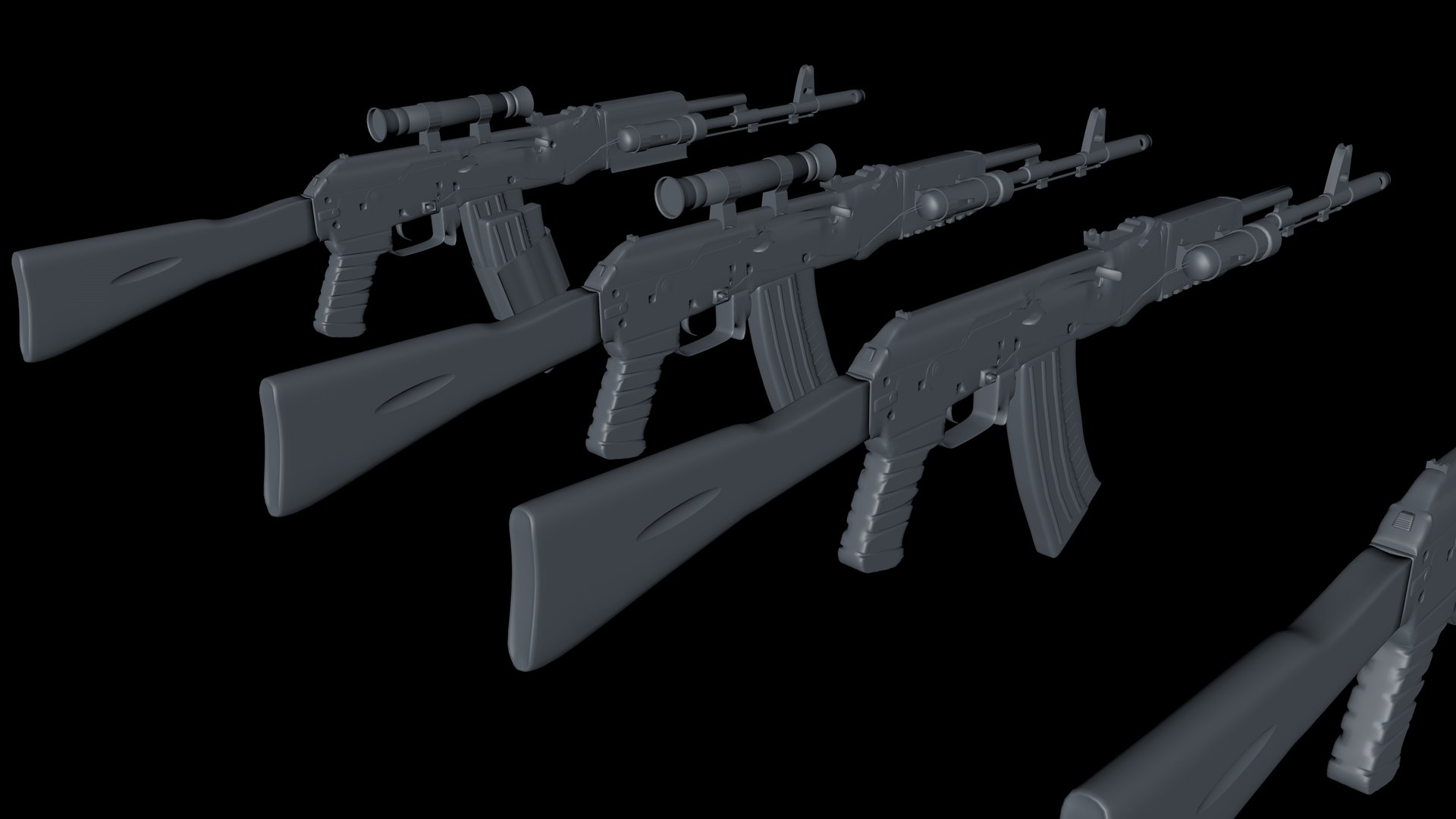 Ak47 3D Model - TurboSquid 1112833