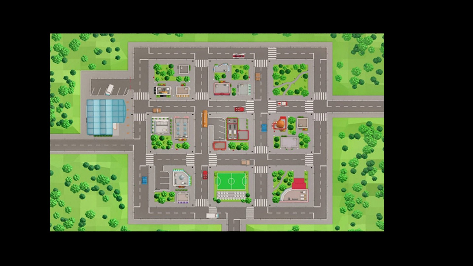 Free 3D CARTOON CARPET CITY - TurboSquid 1980798