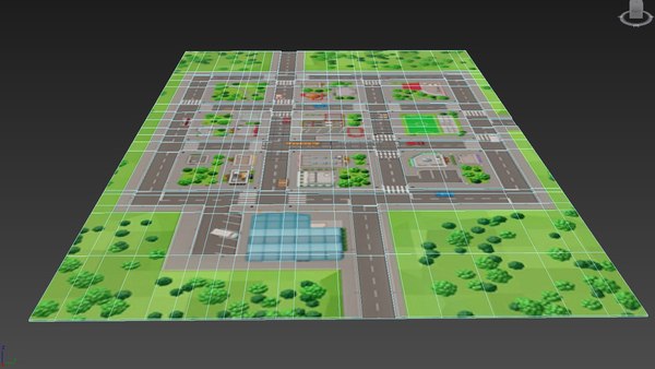 Free 3D CARTOON CARPET CITY - TurboSquid 1980798