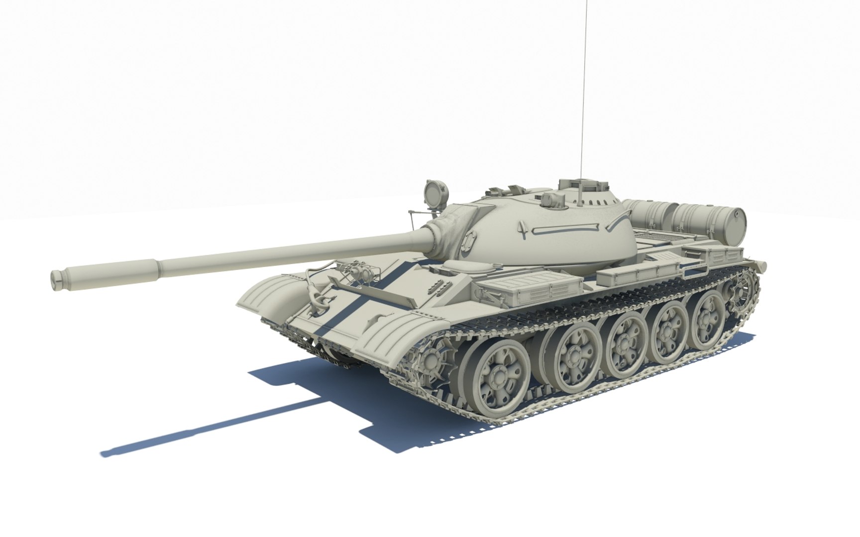 3ds Max Tank T-55