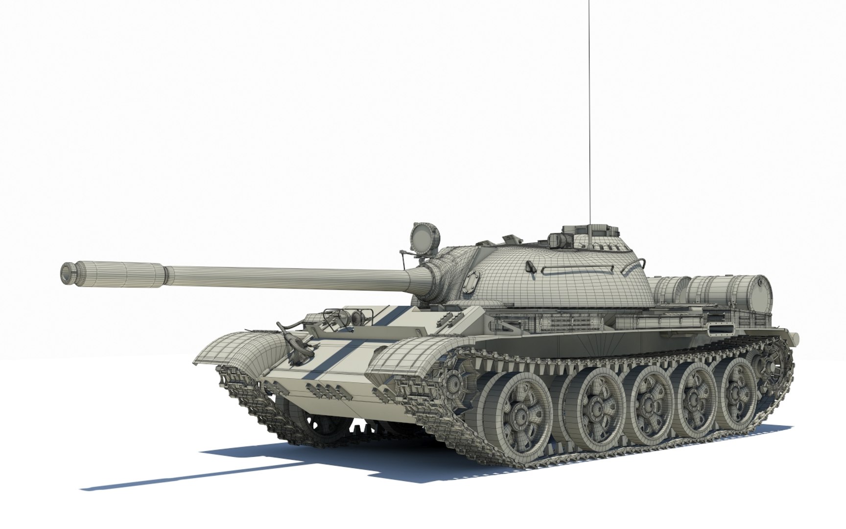 3ds Max Tank T-55