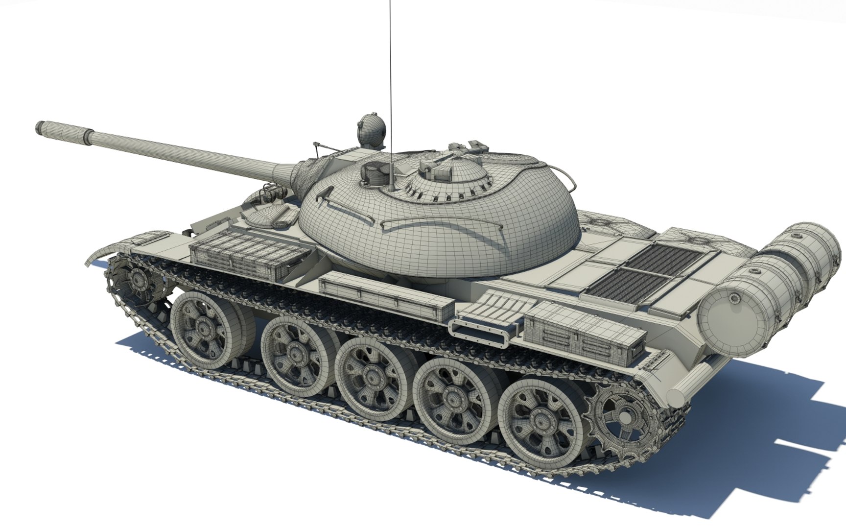 3ds Max Tank T-55