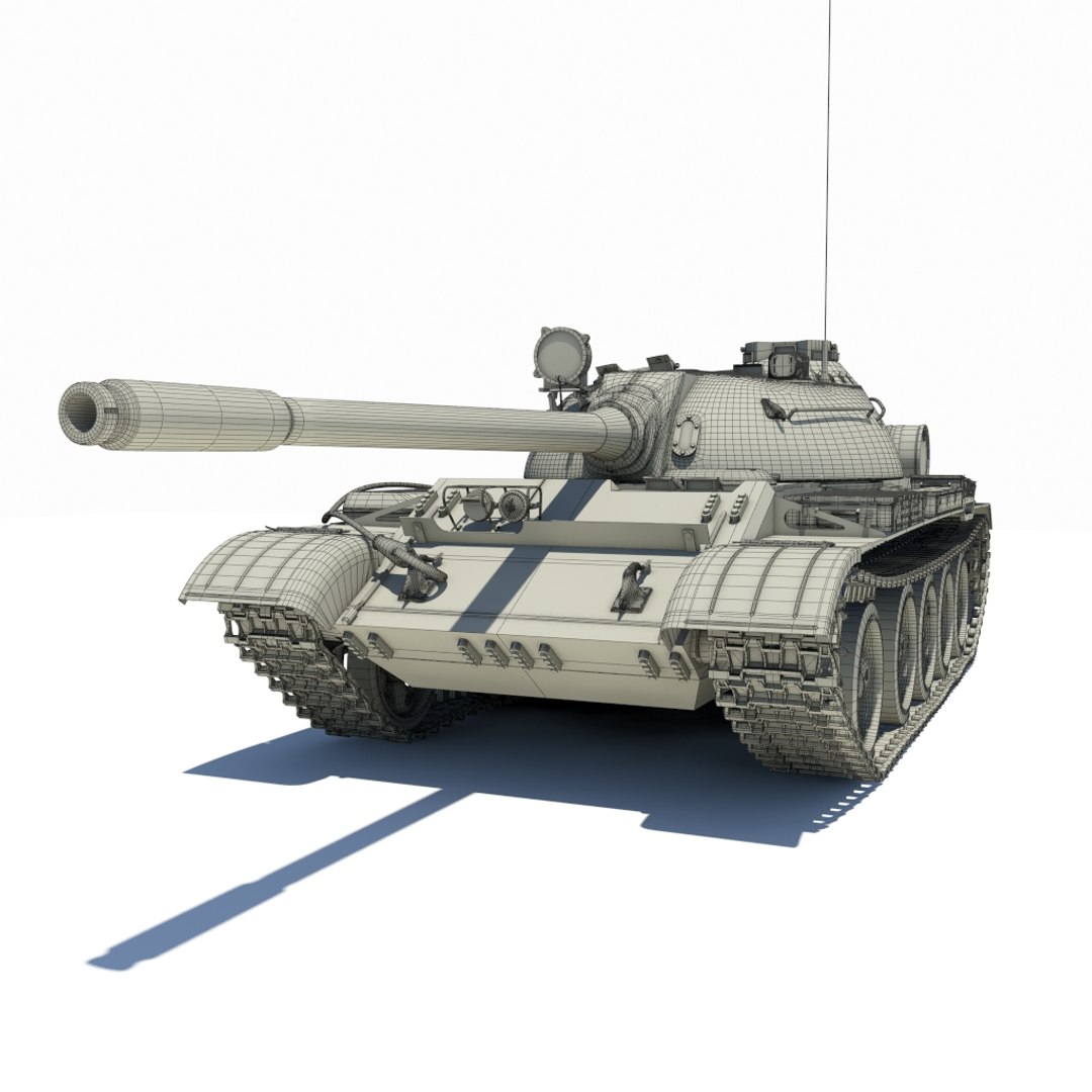 3ds Max Tank T-55