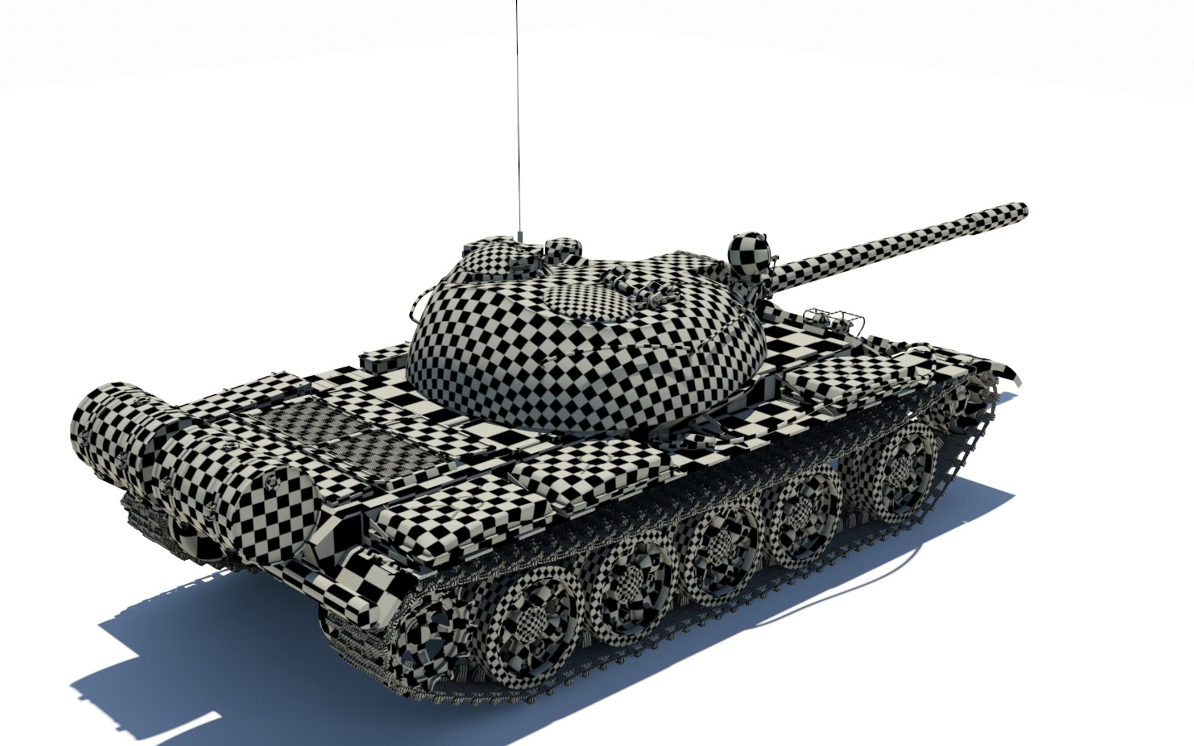3ds Max Tank T-55
