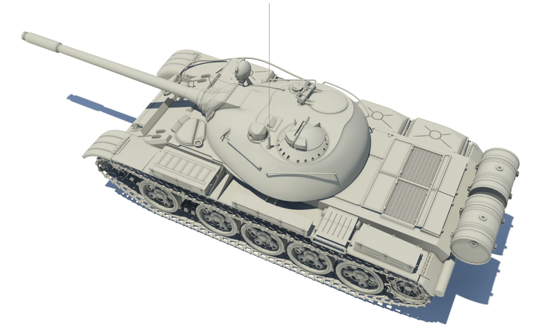 3ds Max Tank T-55