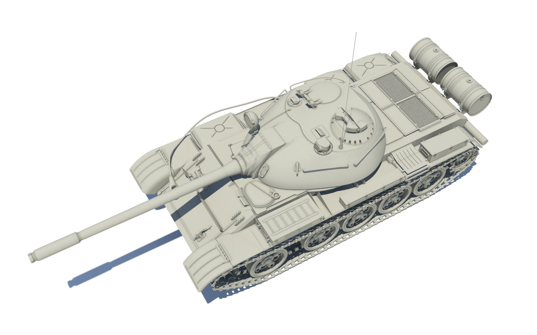 3ds Max Tank T-55