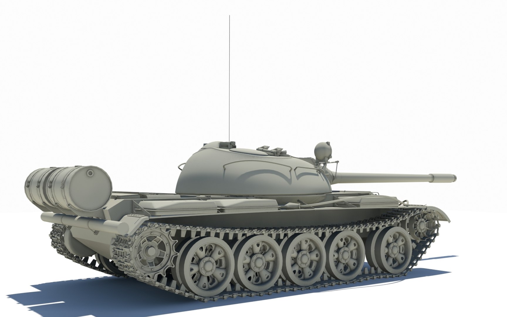 3ds Max Tank T-55