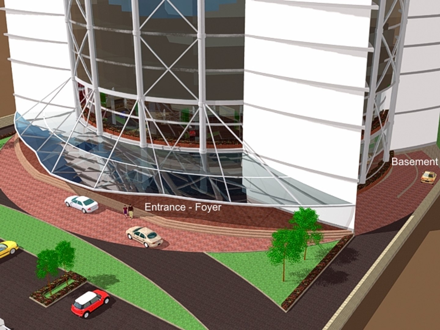 3d Model Office Complex