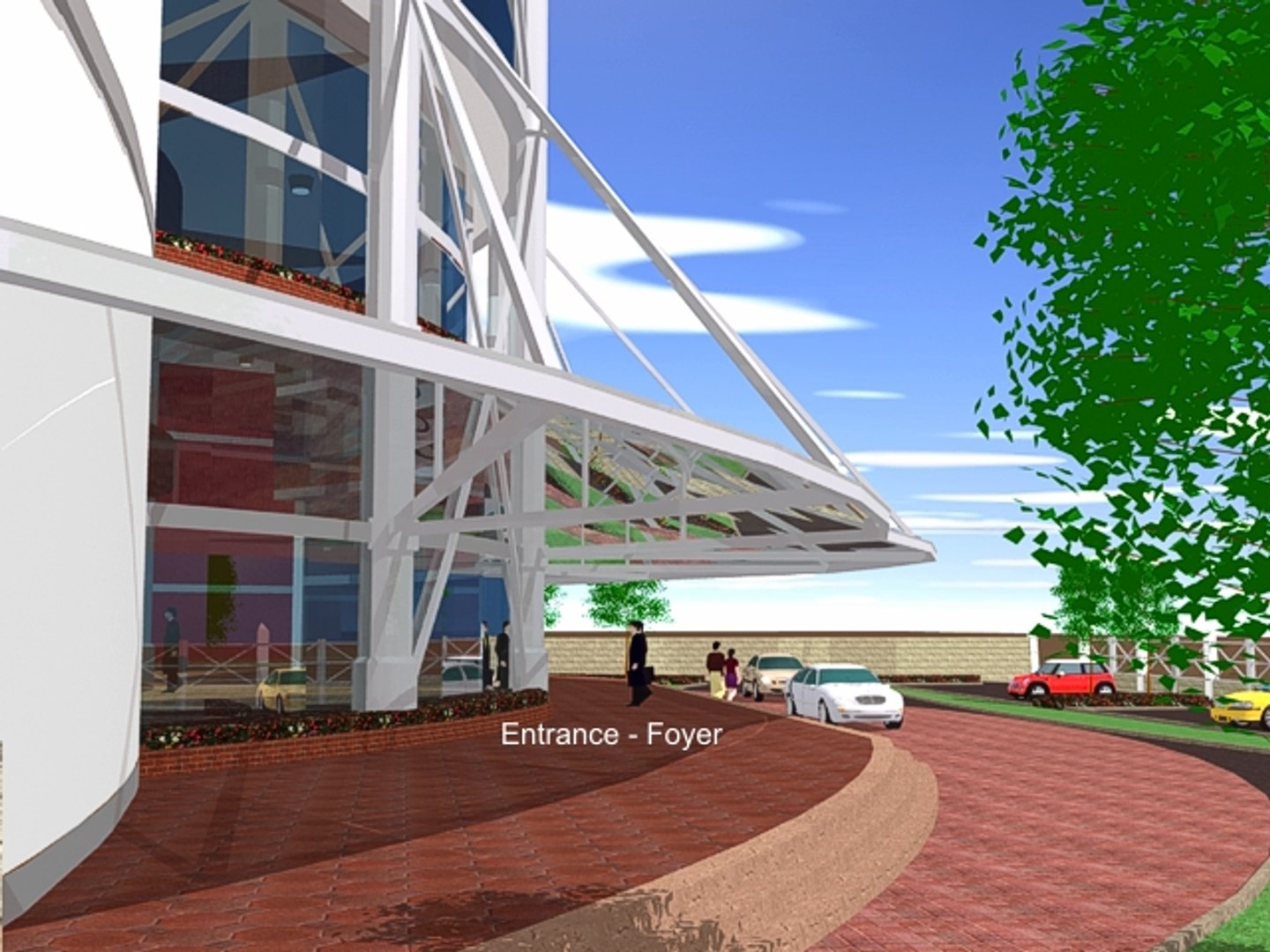 3d Model Office Complex