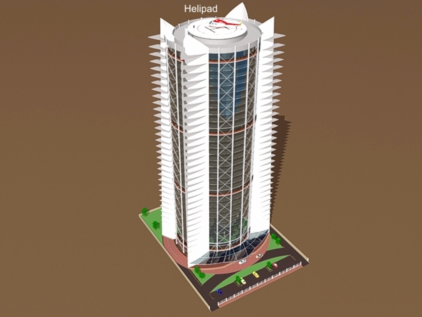 3d Model Office Complex