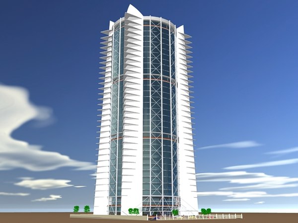 3d model office complex