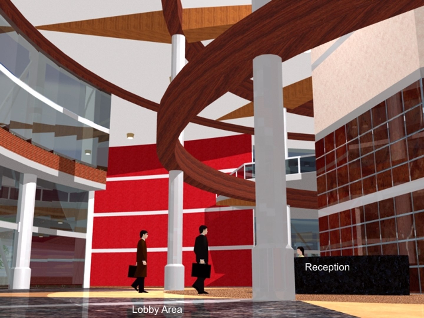 3d Model Office Complex