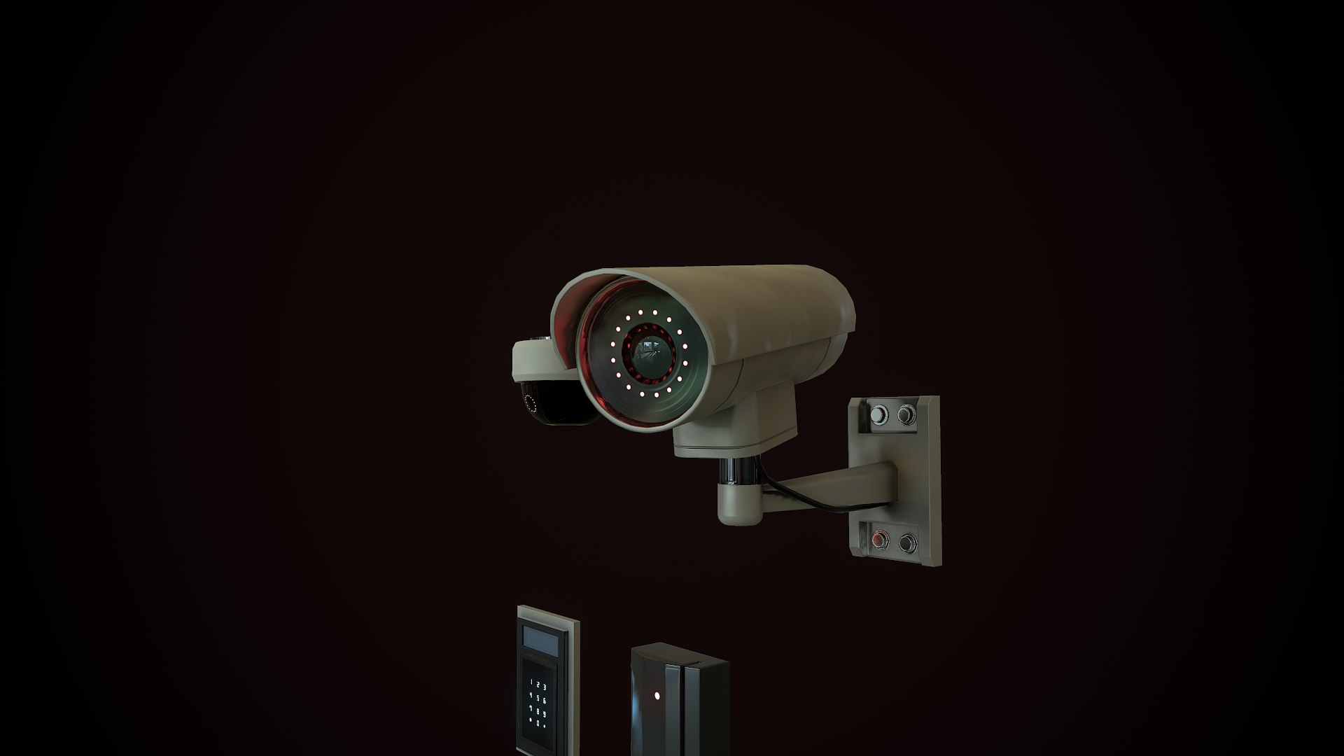 Security Surveillance 3D Model - TurboSquid 1684360