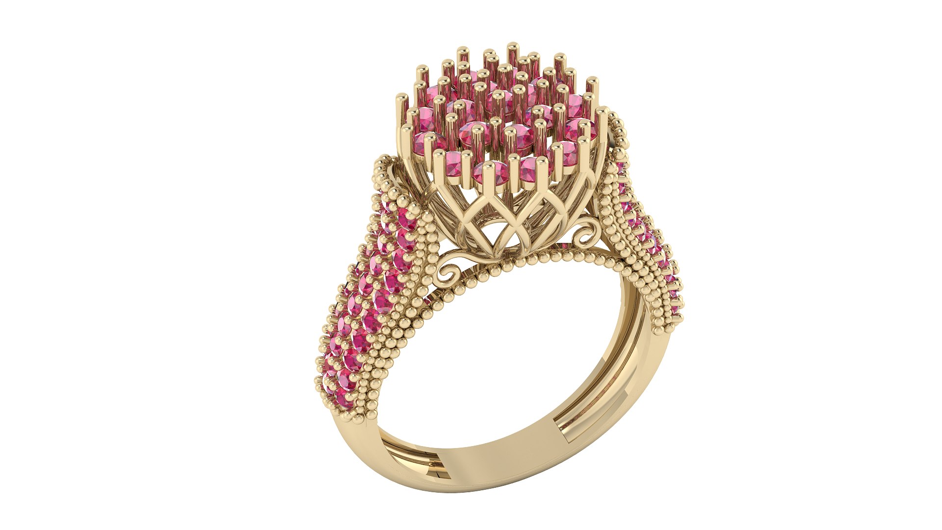 3D Golden Ring Model - TurboSquid 1765018