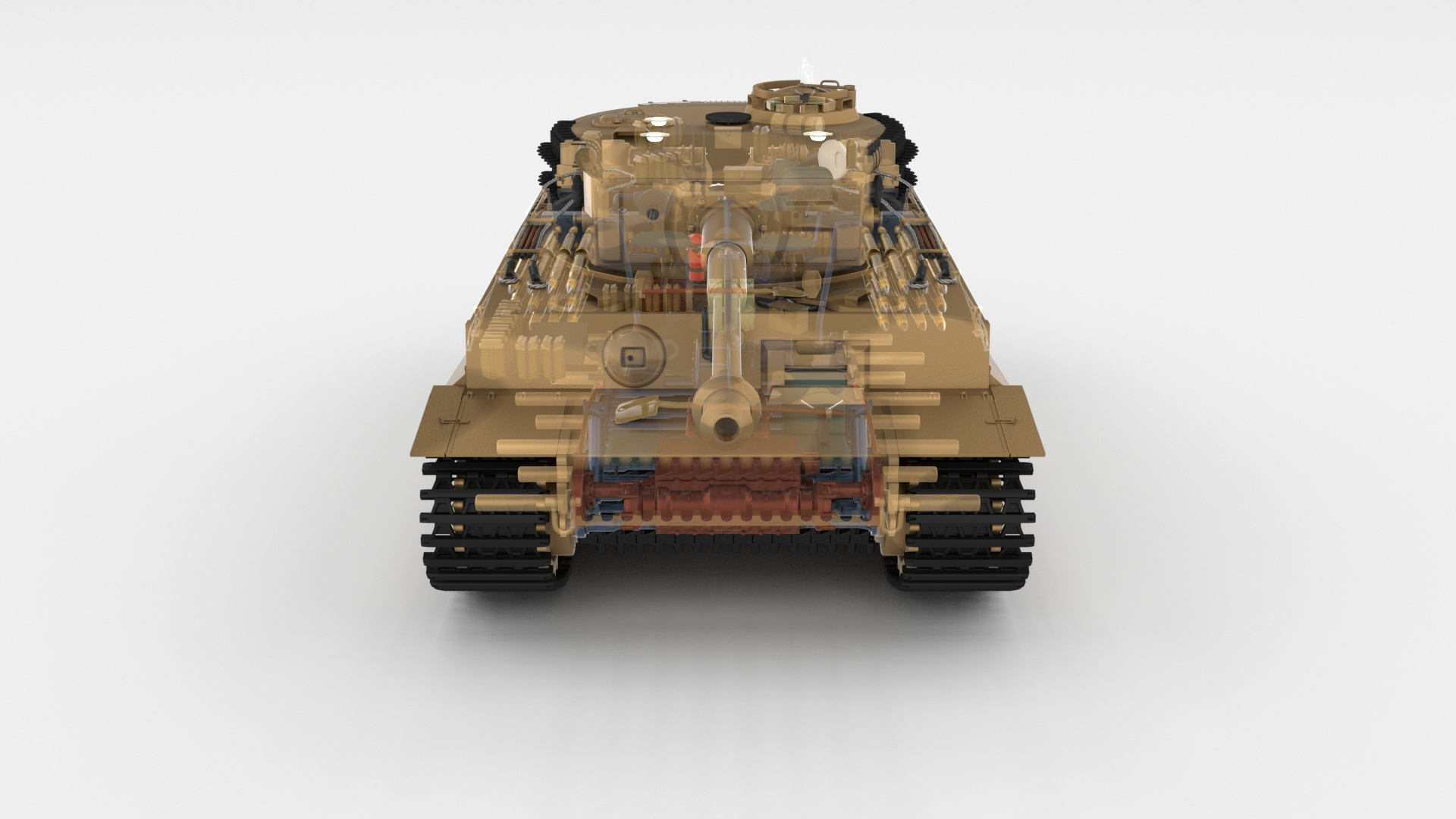 3d Model Built Tiger E Late