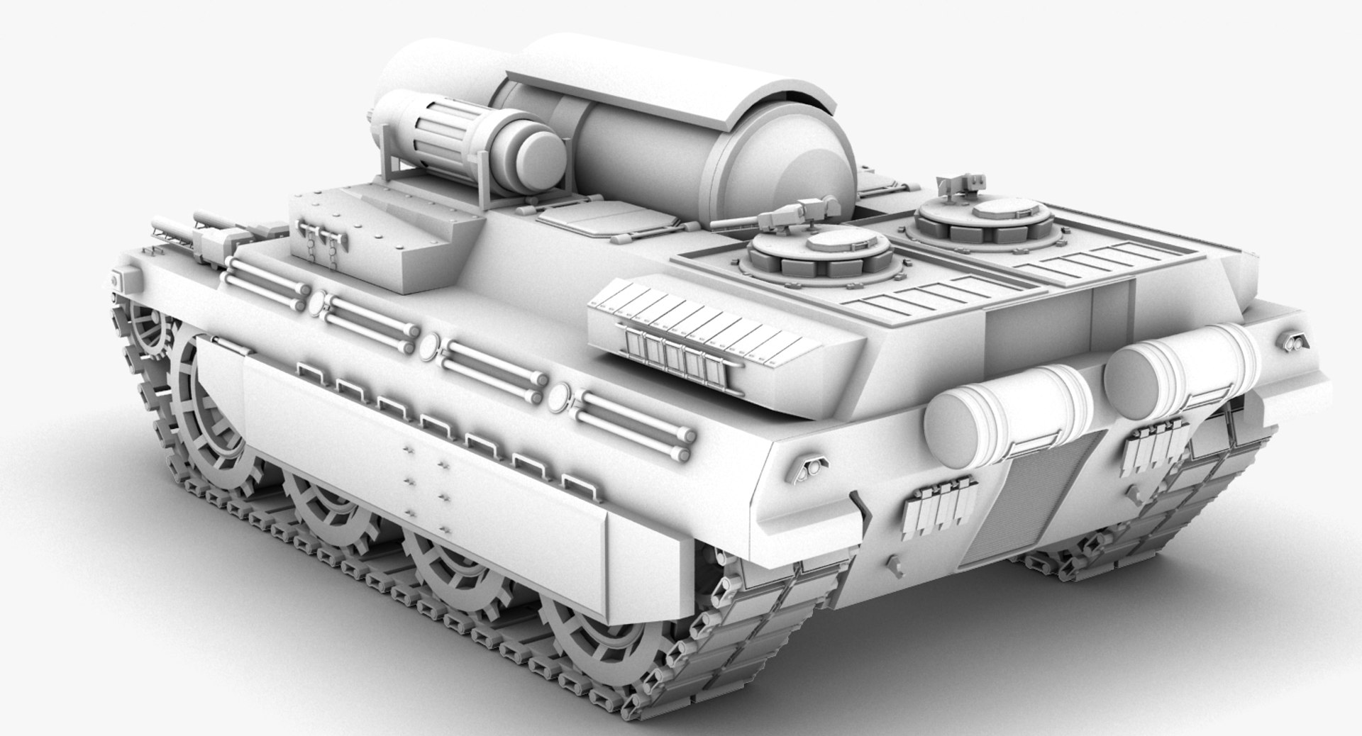 3d model tank concept