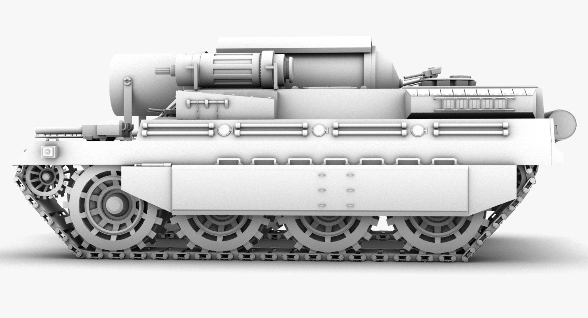 3d model tank concept