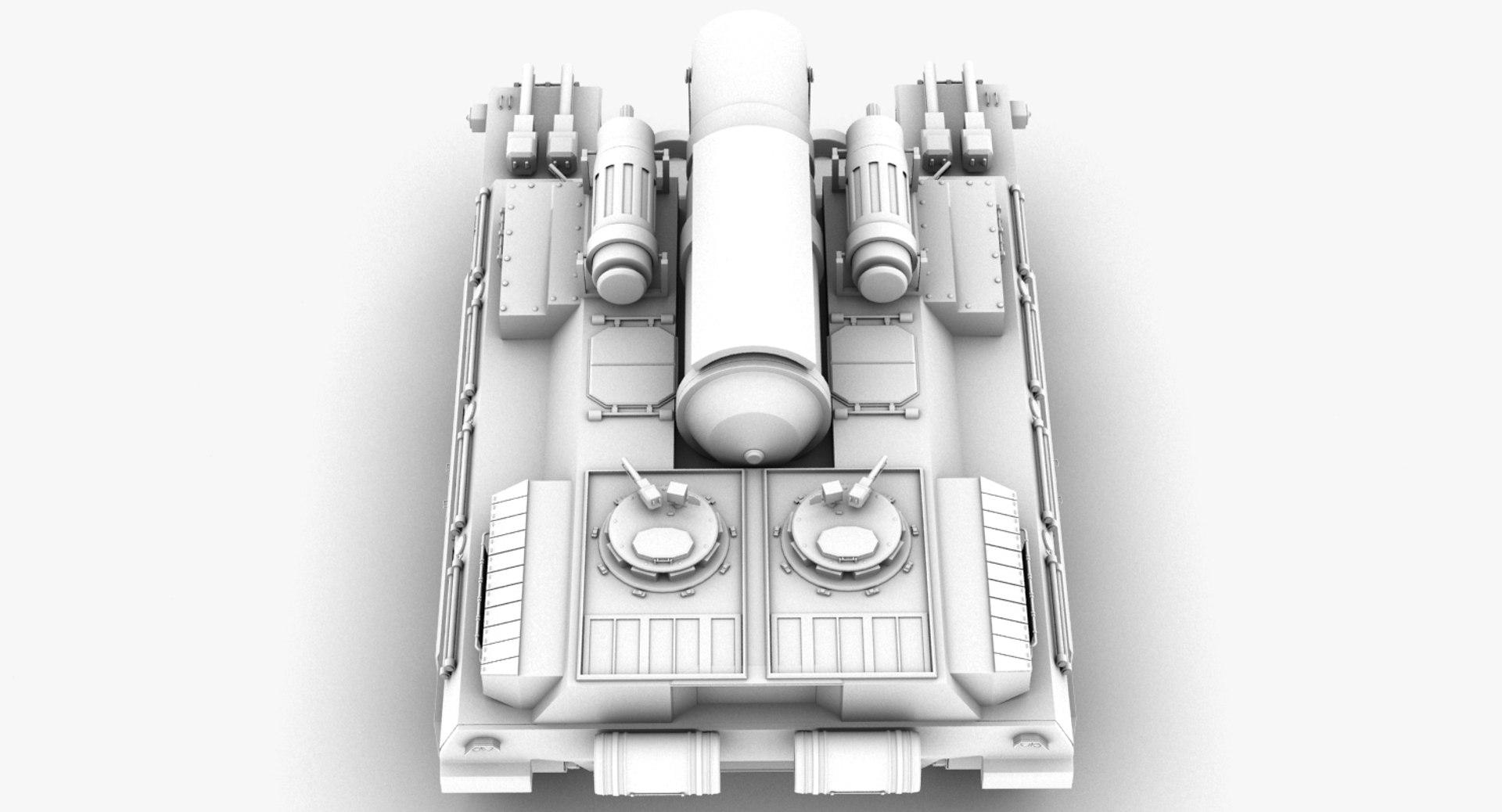 3d model tank concept