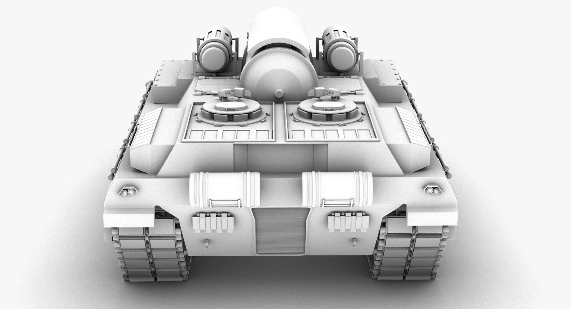 3d model tank concept