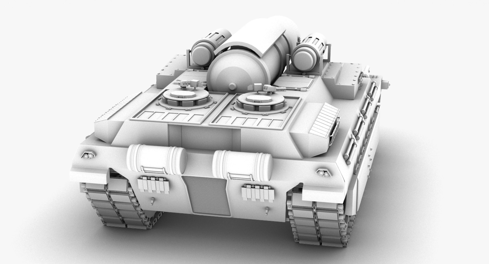 3d model tank concept