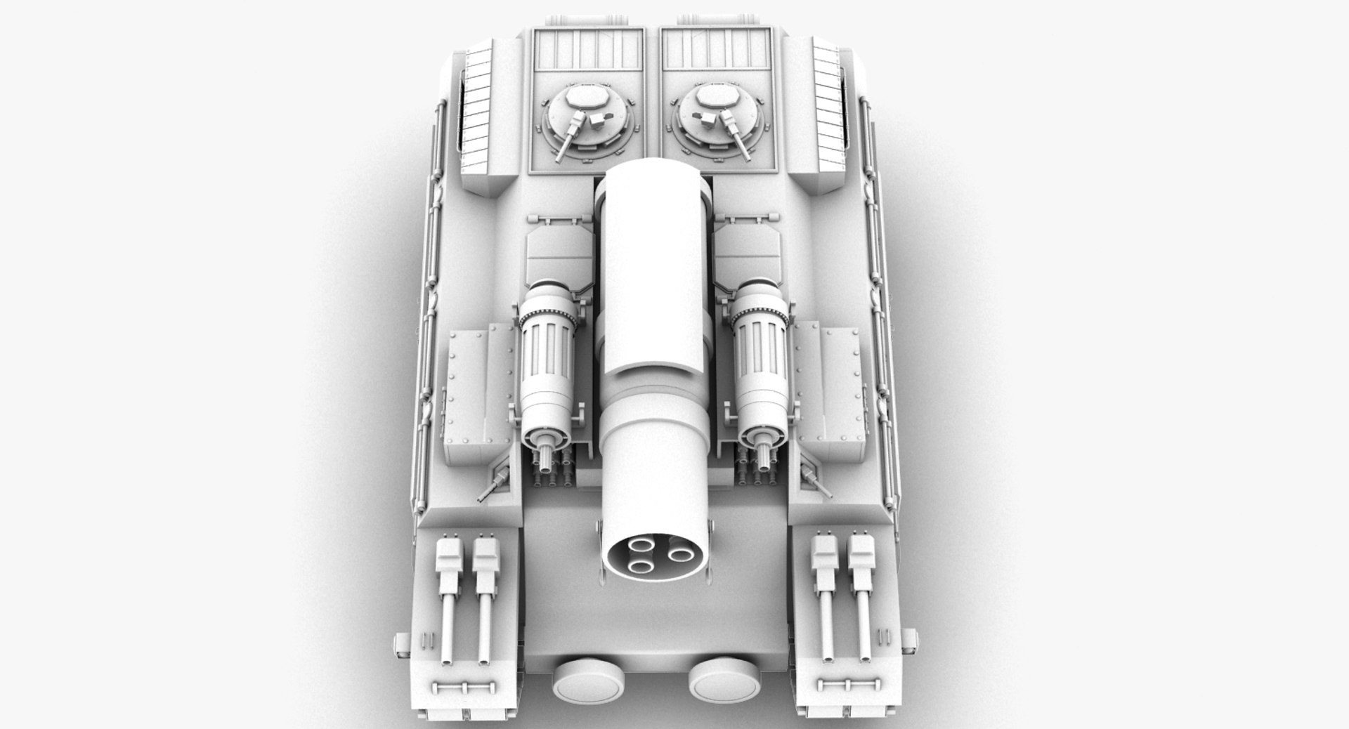 3d model tank concept