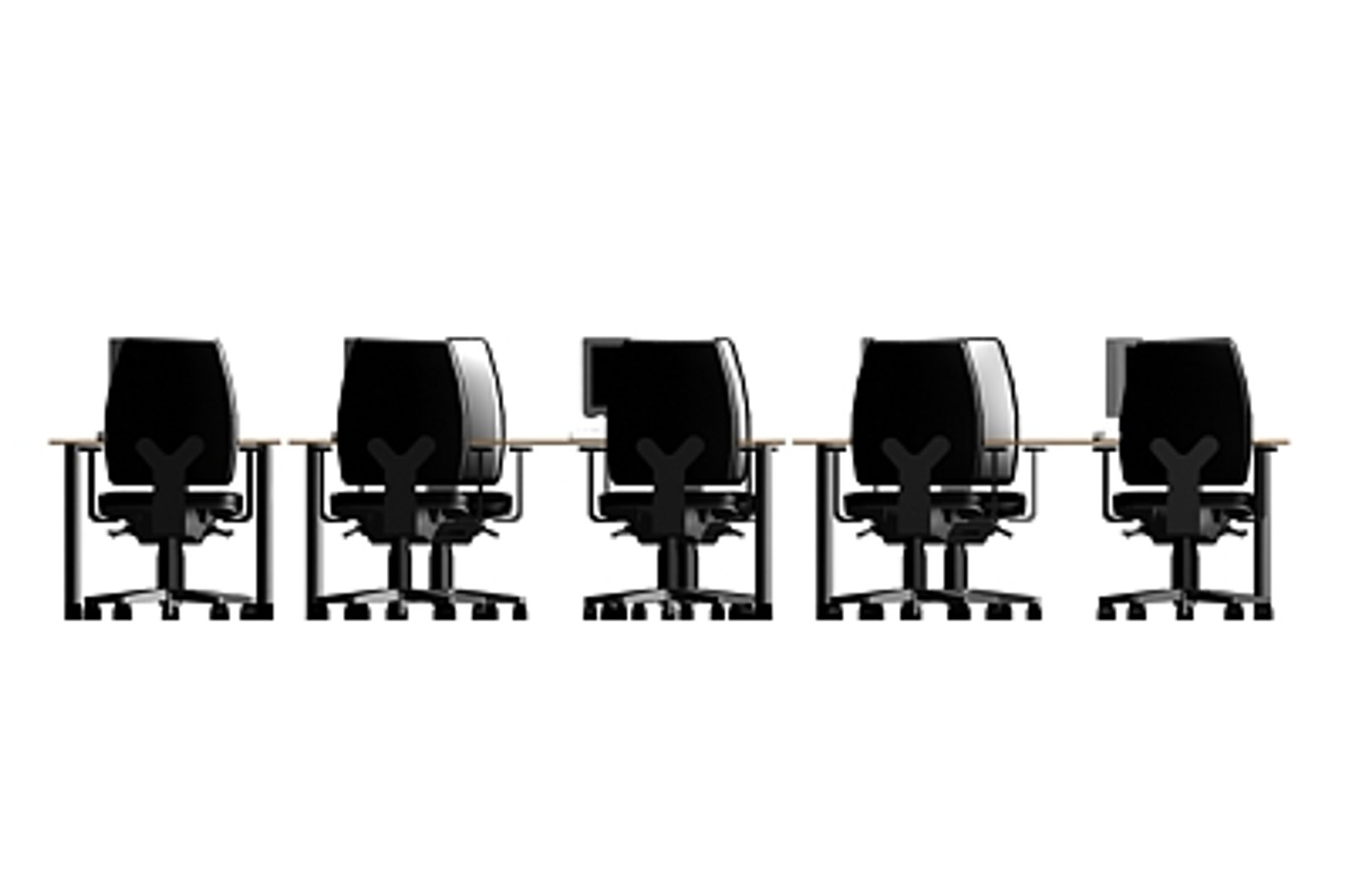 Meeting Training Table Chairs 3d Model