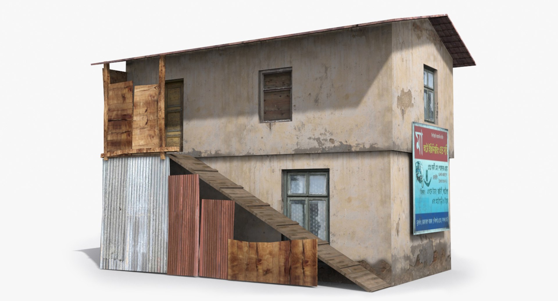 Ready Slum 3D Model - TurboSquid 1548870