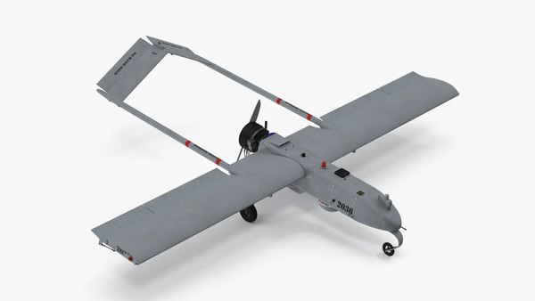 modelo 3d Vehículo aéreo no tripulado UAV Drone AAI RQ 7 Shadow Rigged ...