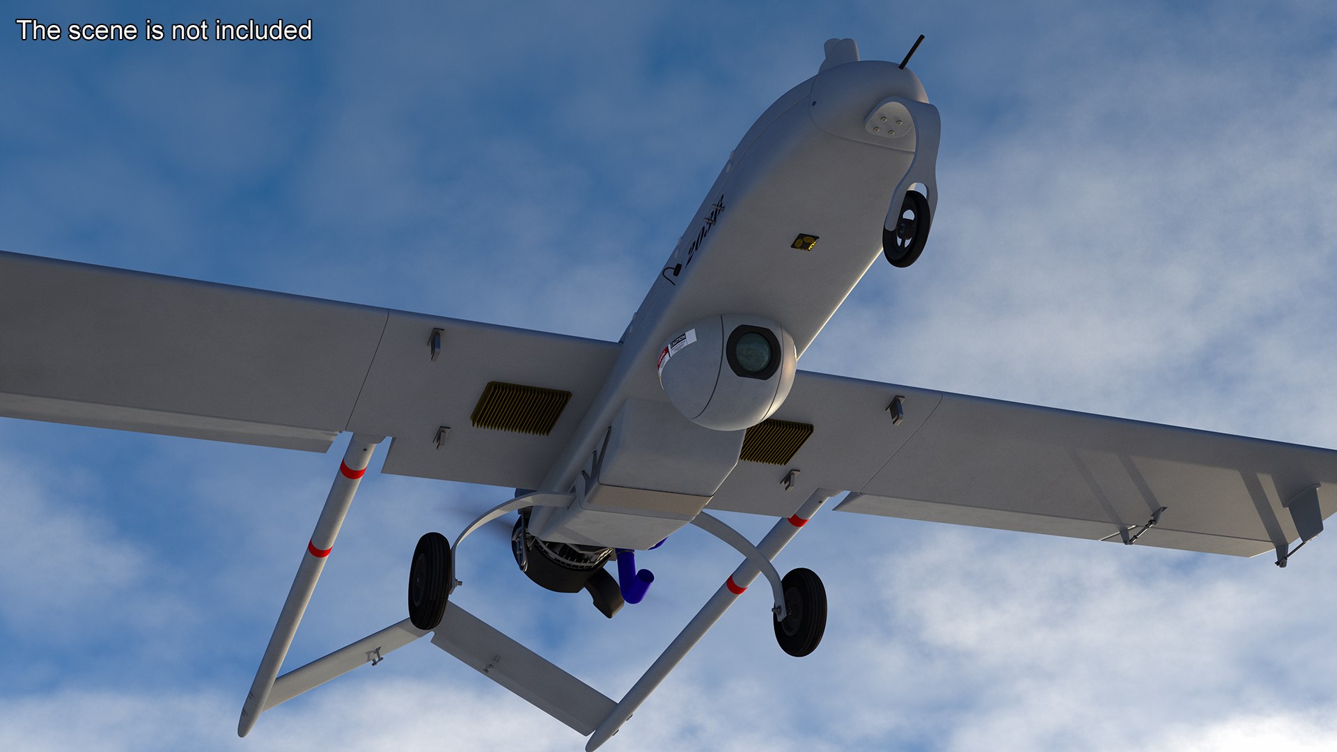 Unmanned Aerial Vehicle UAV Drone AAI RQ 7 Shadow Rigged Model ...