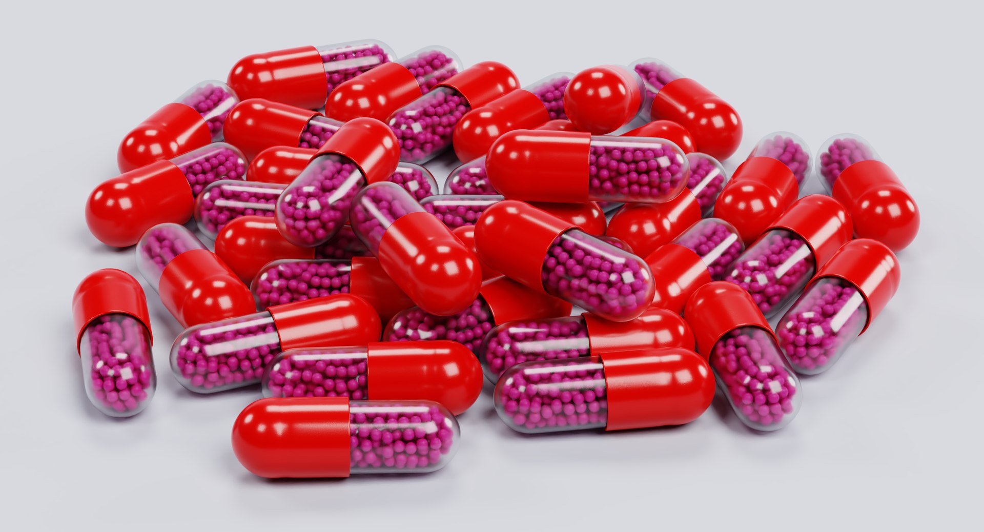 3D pile pills 5 model - TurboSquid 1271782