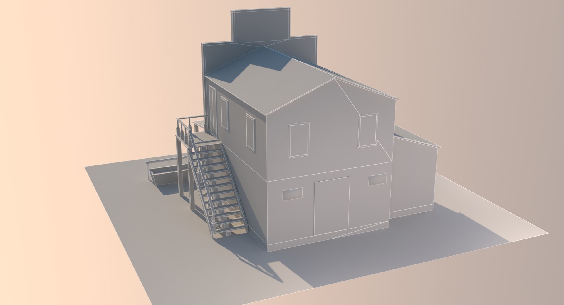 Wild West Undertaker 3 3d Max