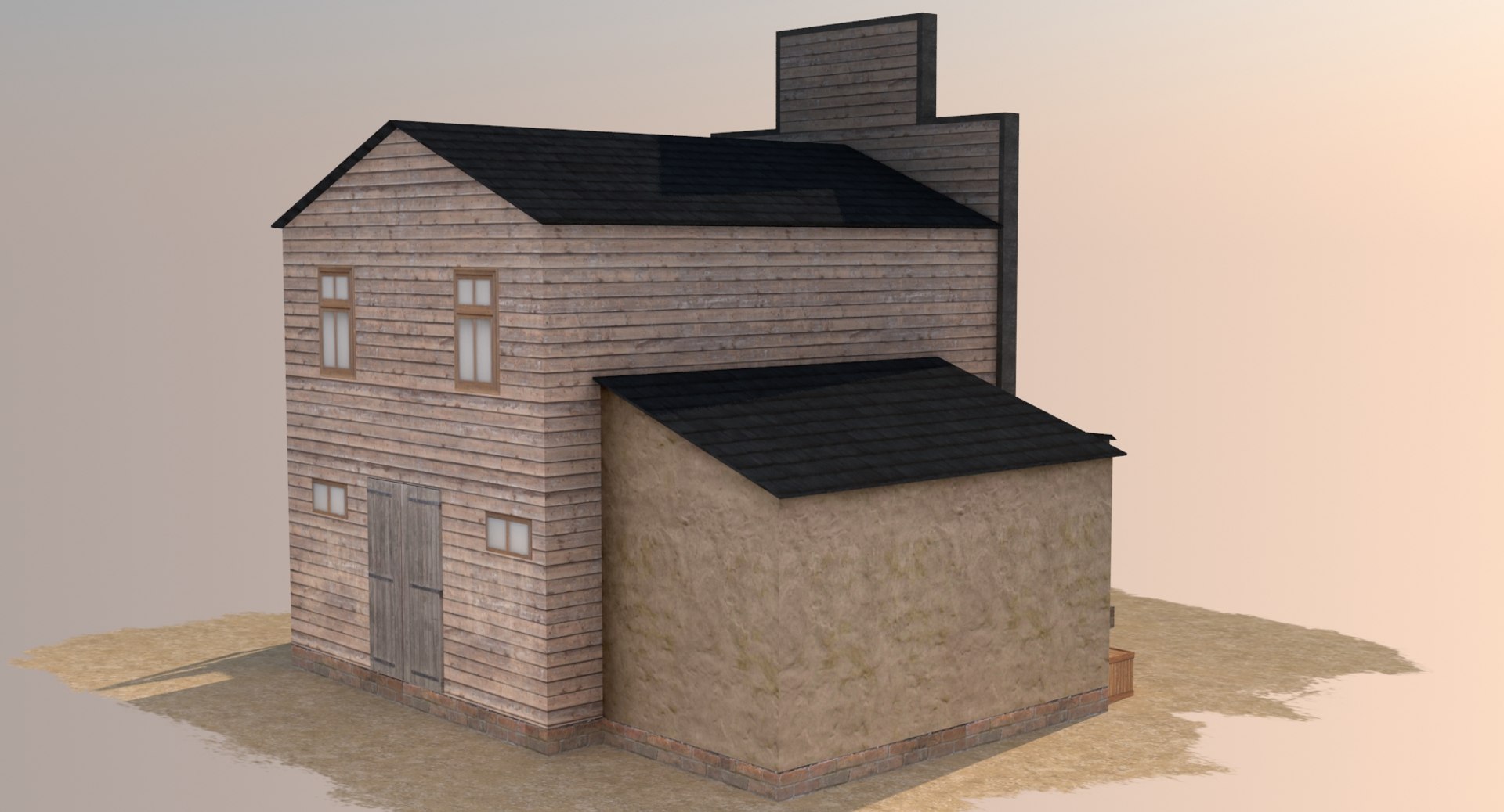 Wild West Undertaker 3 3d Max