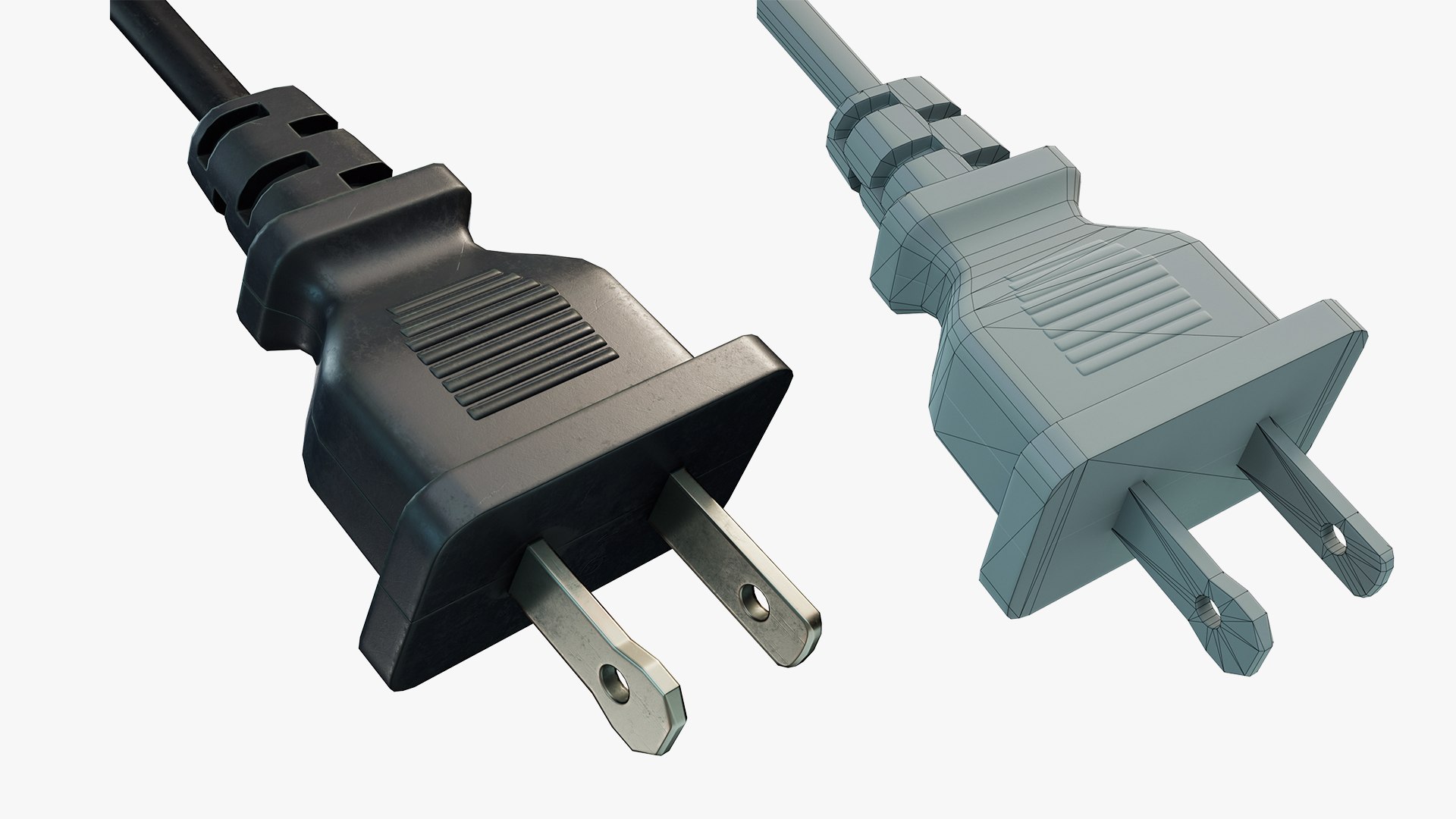 Electrical Plug Type A 3D Model - TurboSquid 2276355