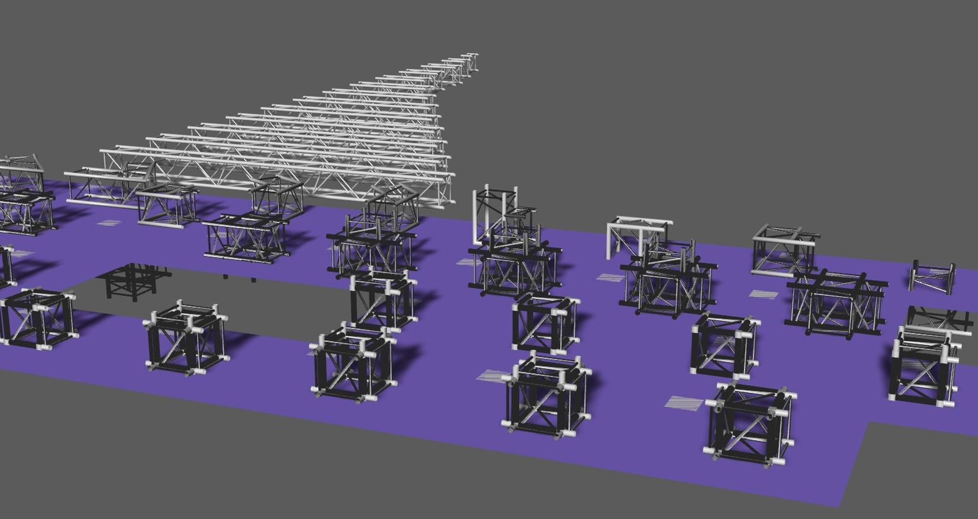 3D Model Prolyte Trusses H40v - TurboSquid 1330426