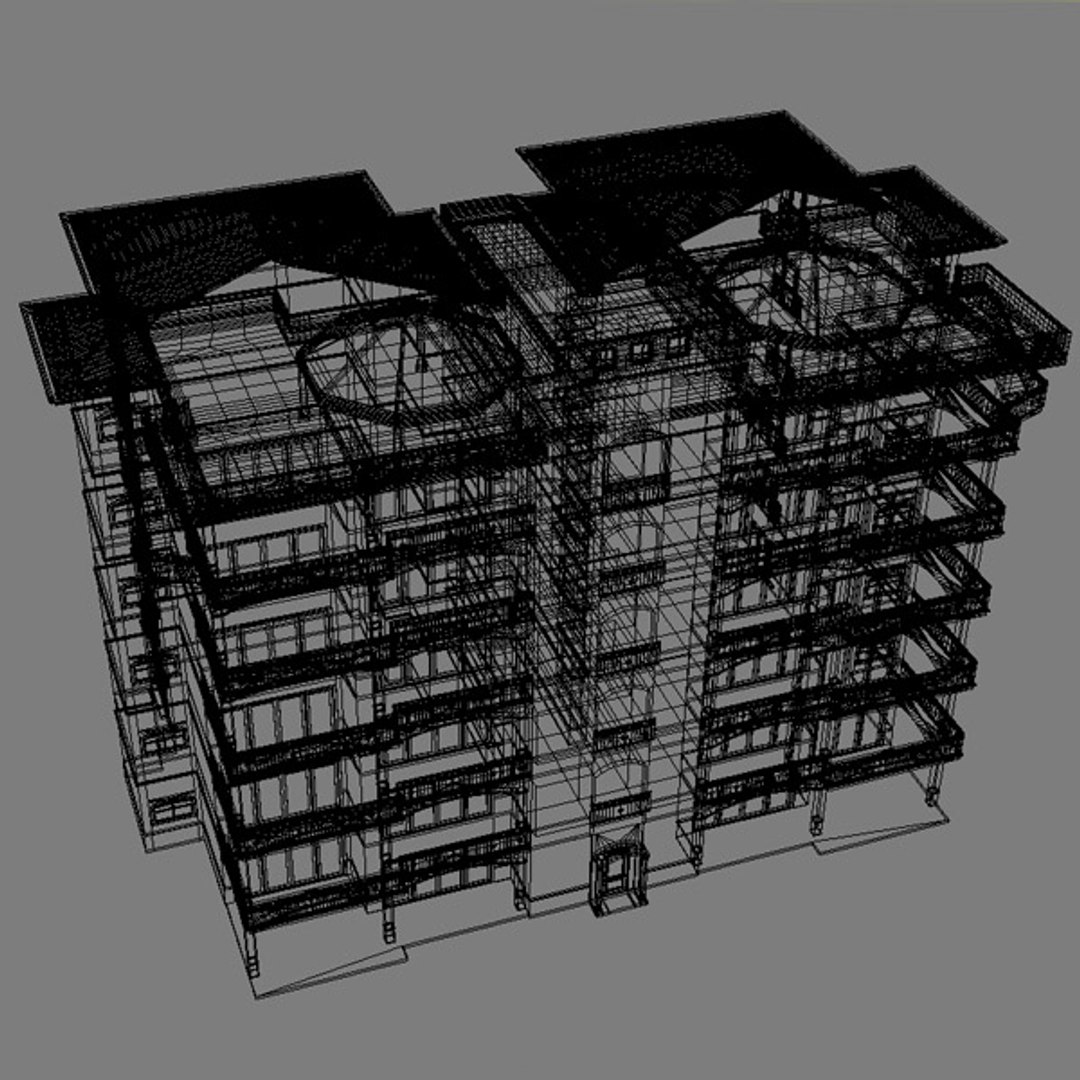 Tropical Latin Beach Tower 3d Max