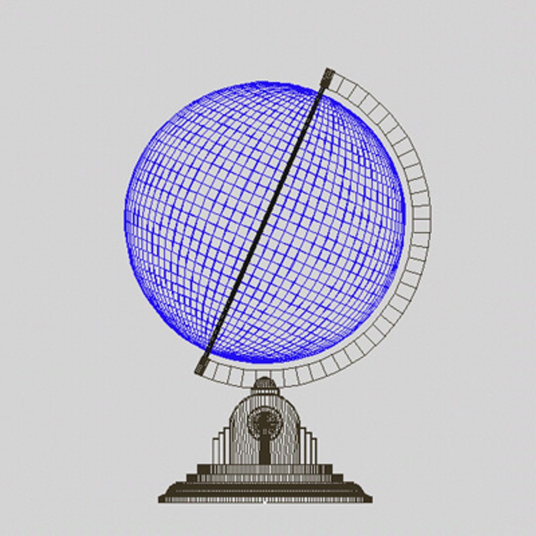 c4d globe alpha continents